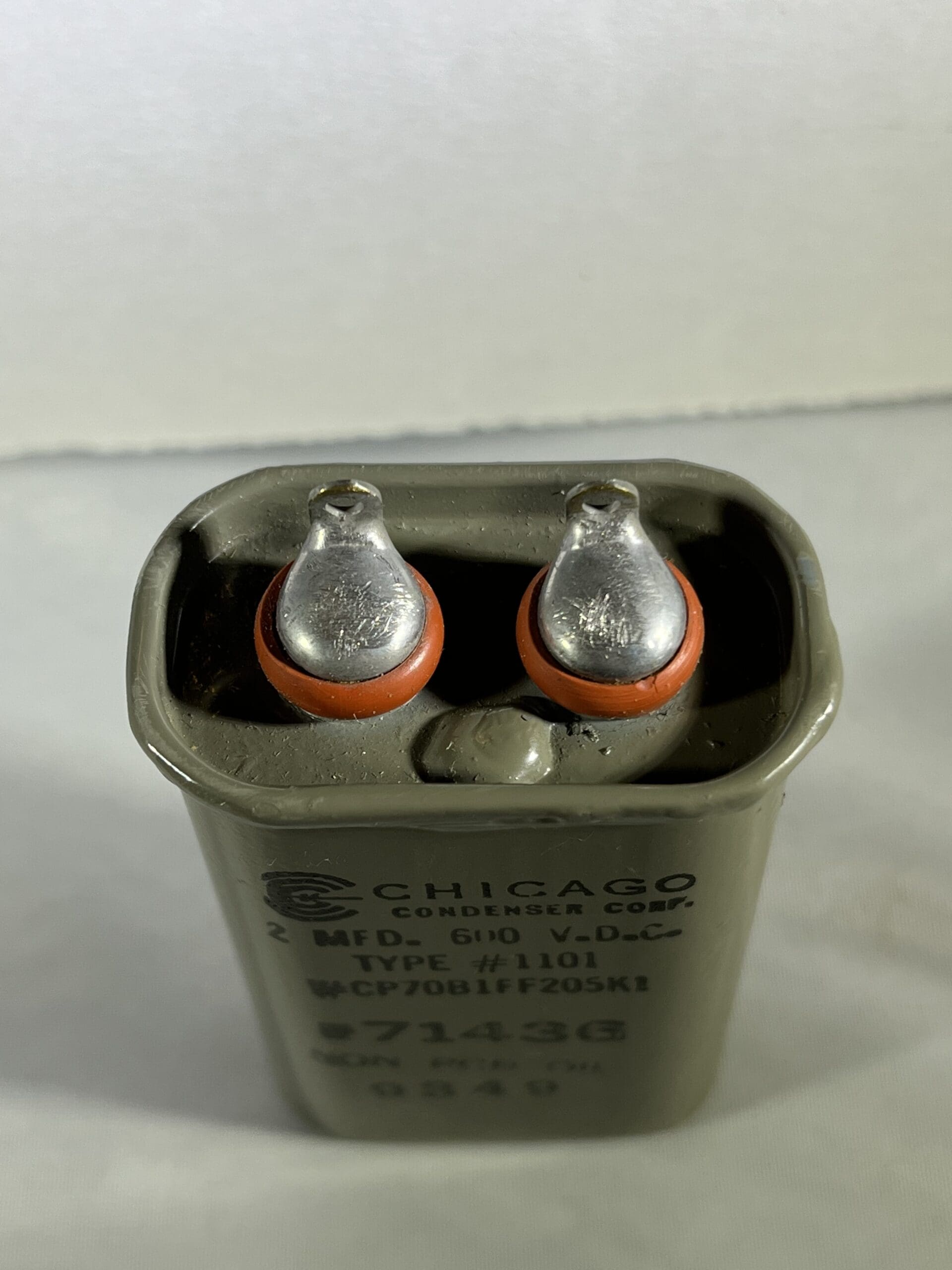 CP70B1FF205K1 (CQ72) High Voltage Capacitor 2 uF 600 VDC P/N 1101 ...