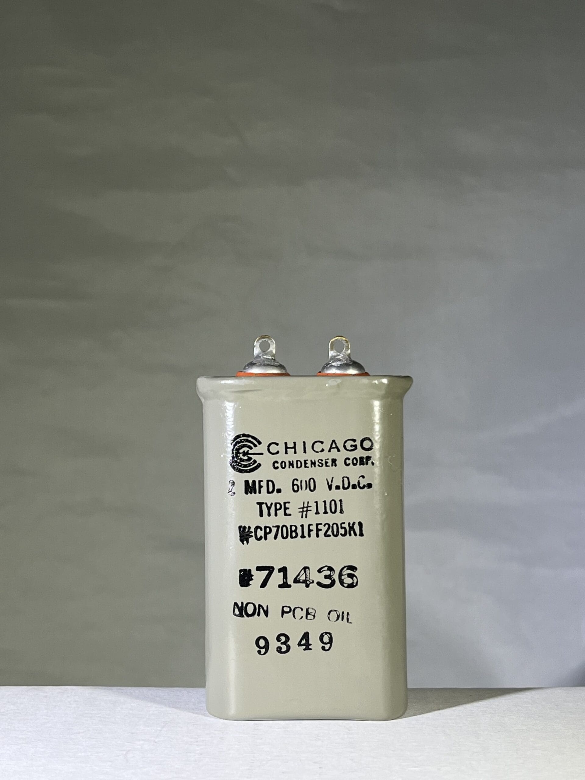 CP70B1FF205K1 (CQ72) High Voltage Capacitor 2 uF 600 VDC P/N 1101 ...