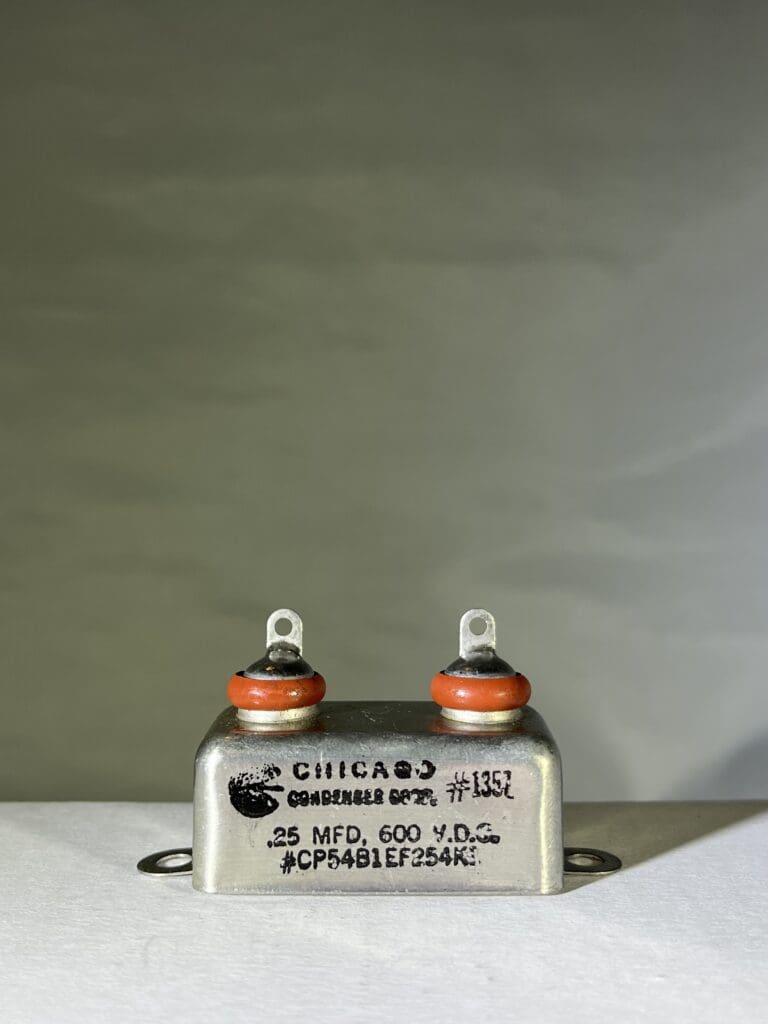 CP54B1EF254K1 High Voltage Capacitor .25 MFD 600 VDC P/N 1357 Chicago ...