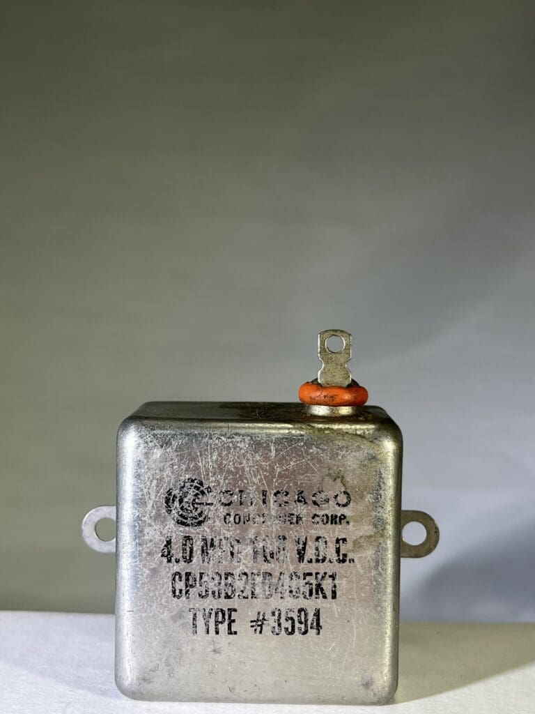 CP53B2EB405K1 High Voltage Capacitor 4.0 MFD 100 VDC P/N 3594 Chicago ...
