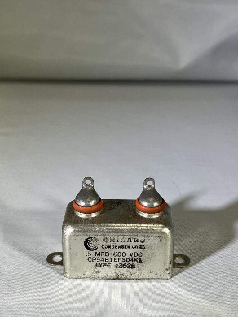 CP54B1EF504K1 High Voltage Capacitor .5 MFD 600 VDC P/N 3629 Chicago ...