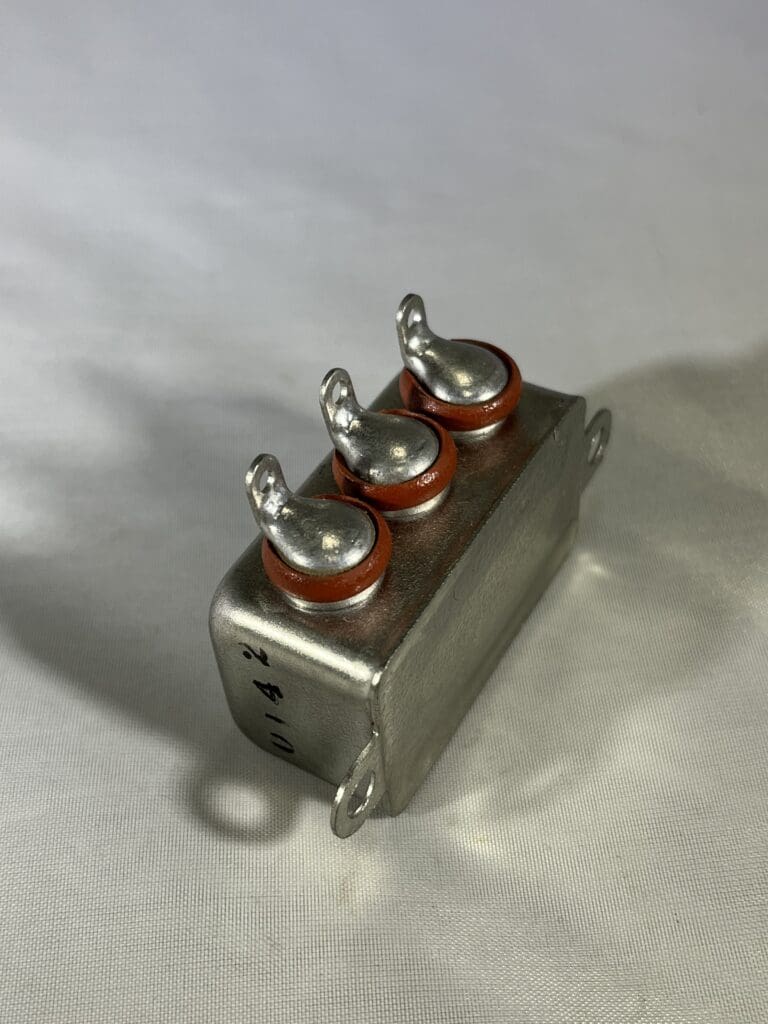 High Voltage Capacitor .25 MFD 1000 VDC P/N 3661 Chicago Condenser Corp ...
