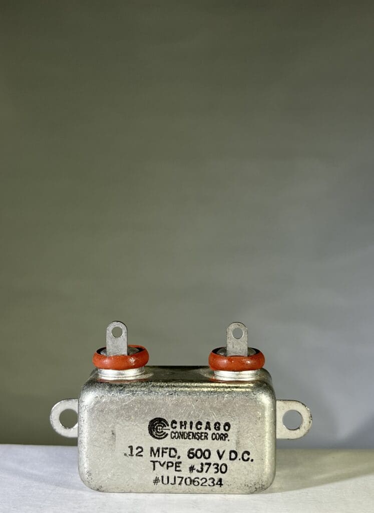 UJ706234 High Voltage Capacitor .12 MFD 600 VDC P/N 3730 Chicago ...