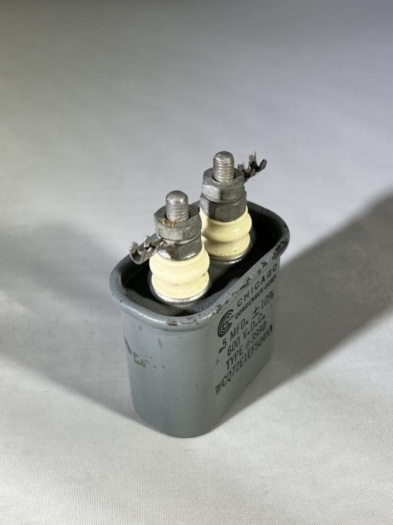 CQ72E1EF504K1 High Voltage Capacitor .5 MFD 600 VDC P/N 3990 Chicago ...