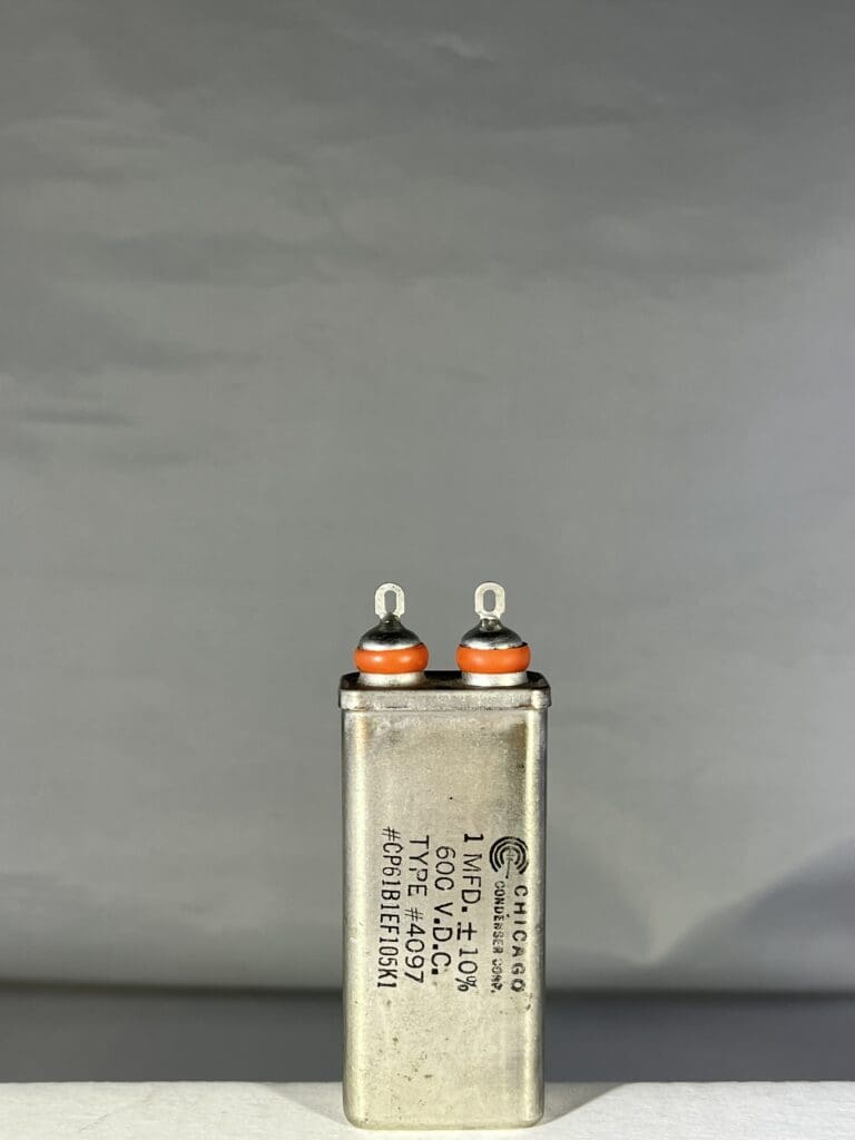 CP61B1EF105K1 High Voltage Capacitor 1 MFD 600 VDC P/N 4097 Chicago ...