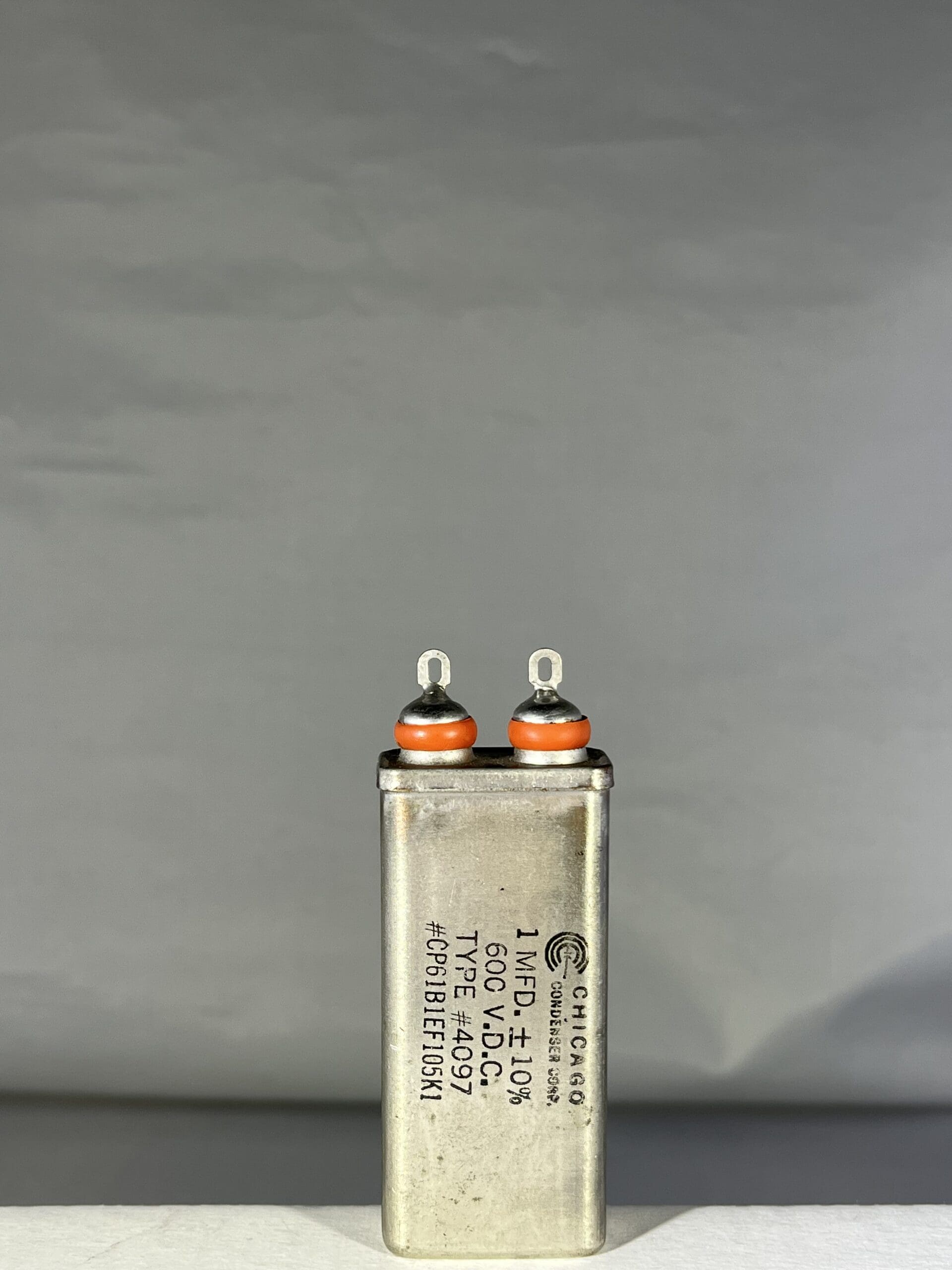 CP61B1EF105K1 High Voltage Capacitor 1 MFD 600 VDC P/N 4097 Chicago ...