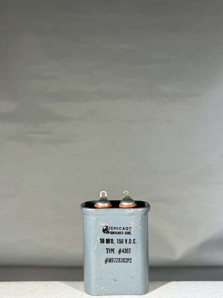 M9729382P2 High Voltage Capacitor 10 MFD 150 VDC P/N 4307 Chicago ...
