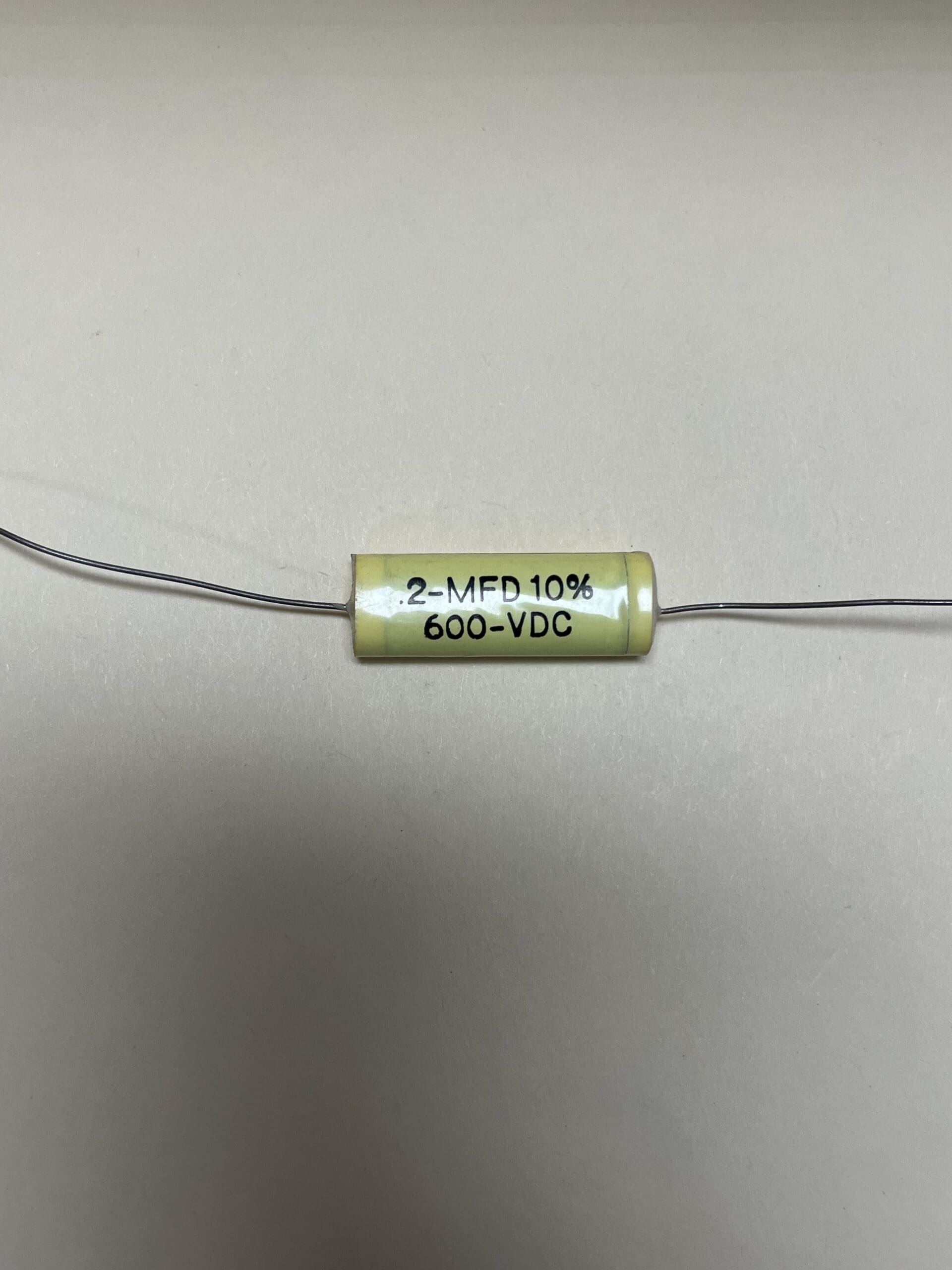 High Voltage Capacitor .2 MFD 600 VDC P/N 4401 Chicago Condenser Corp ...