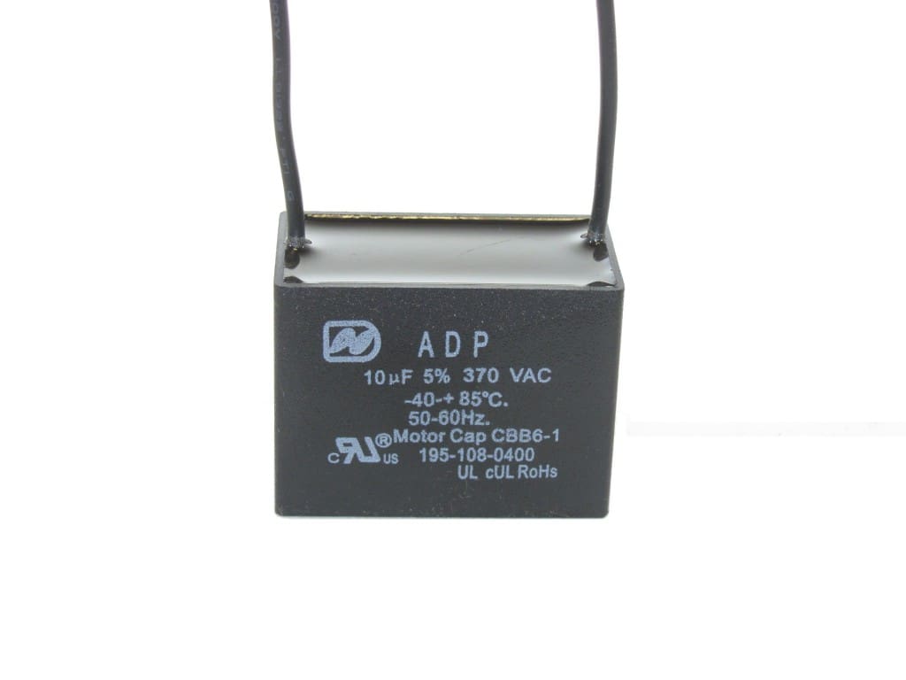 ADP370M106J-M2 10 uF 370 VAC Capacitor 195-108-0400 - Capacitor Industries