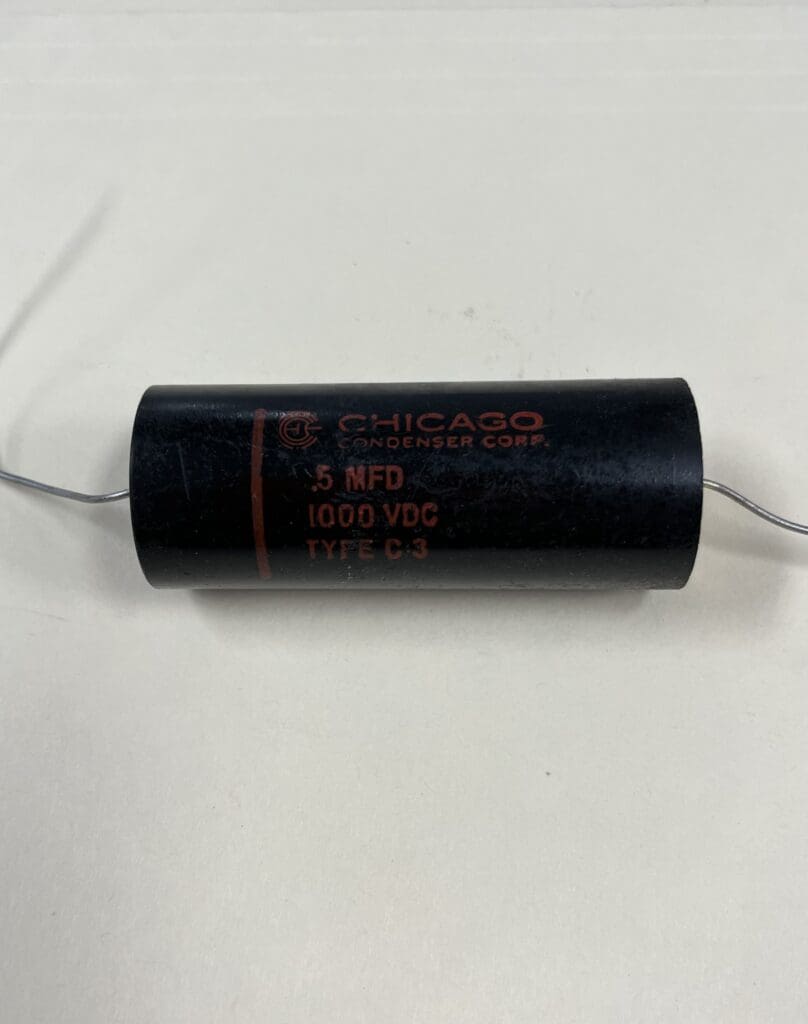 Capacitor C-3 0.5 uF 1000 VDC Run Capacitor Wire Leads - Capacitor ...