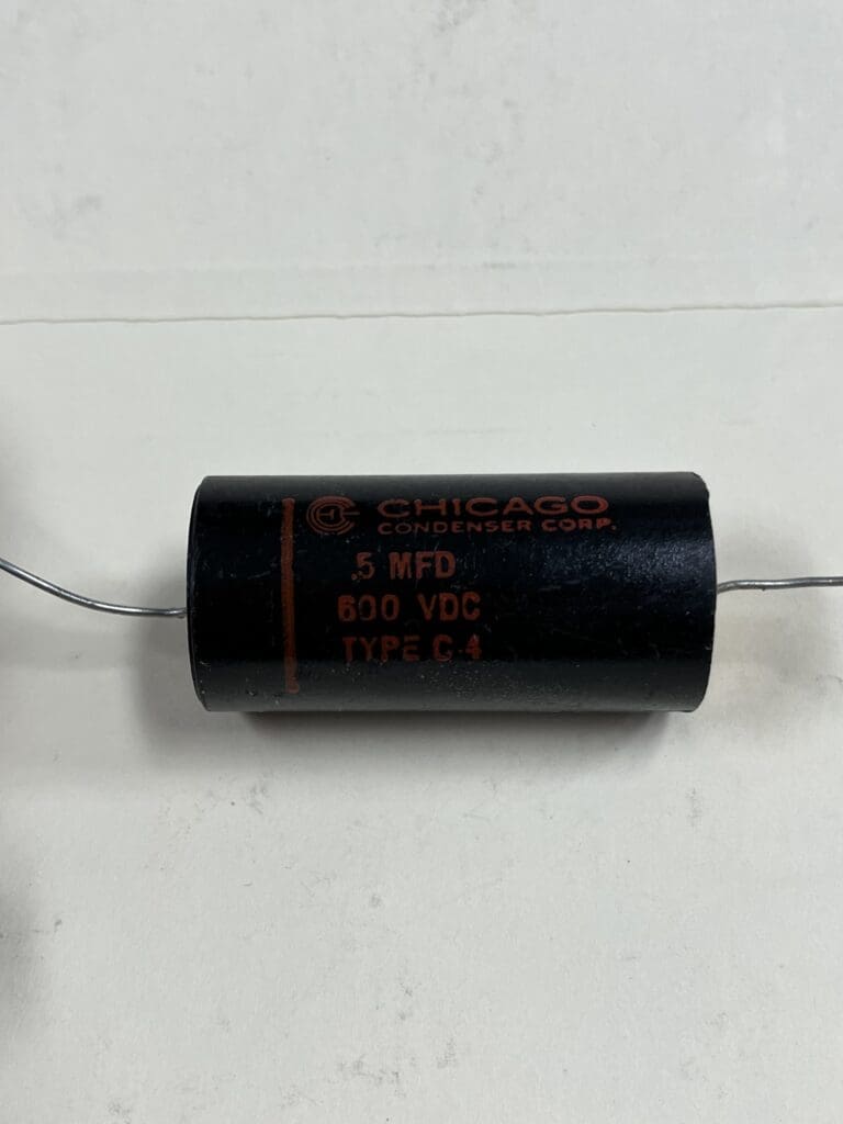 CBB20-600S504 0.5 uF 600 VDC Run Capacitor Wire Leads - Capacitor ...