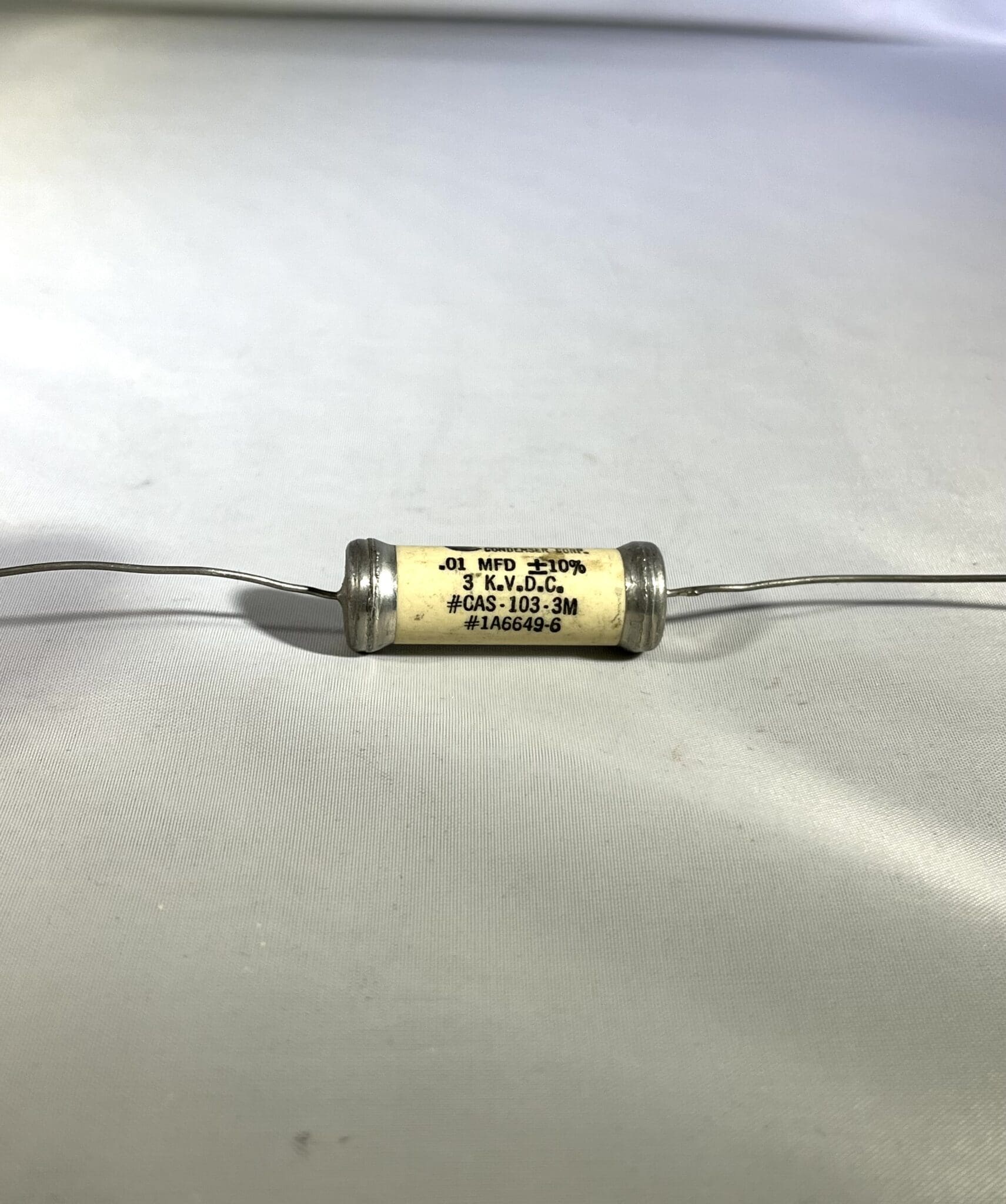 CAS-103-3M .01 uF 3000 VDC Capacitor - Capacitor Industries
