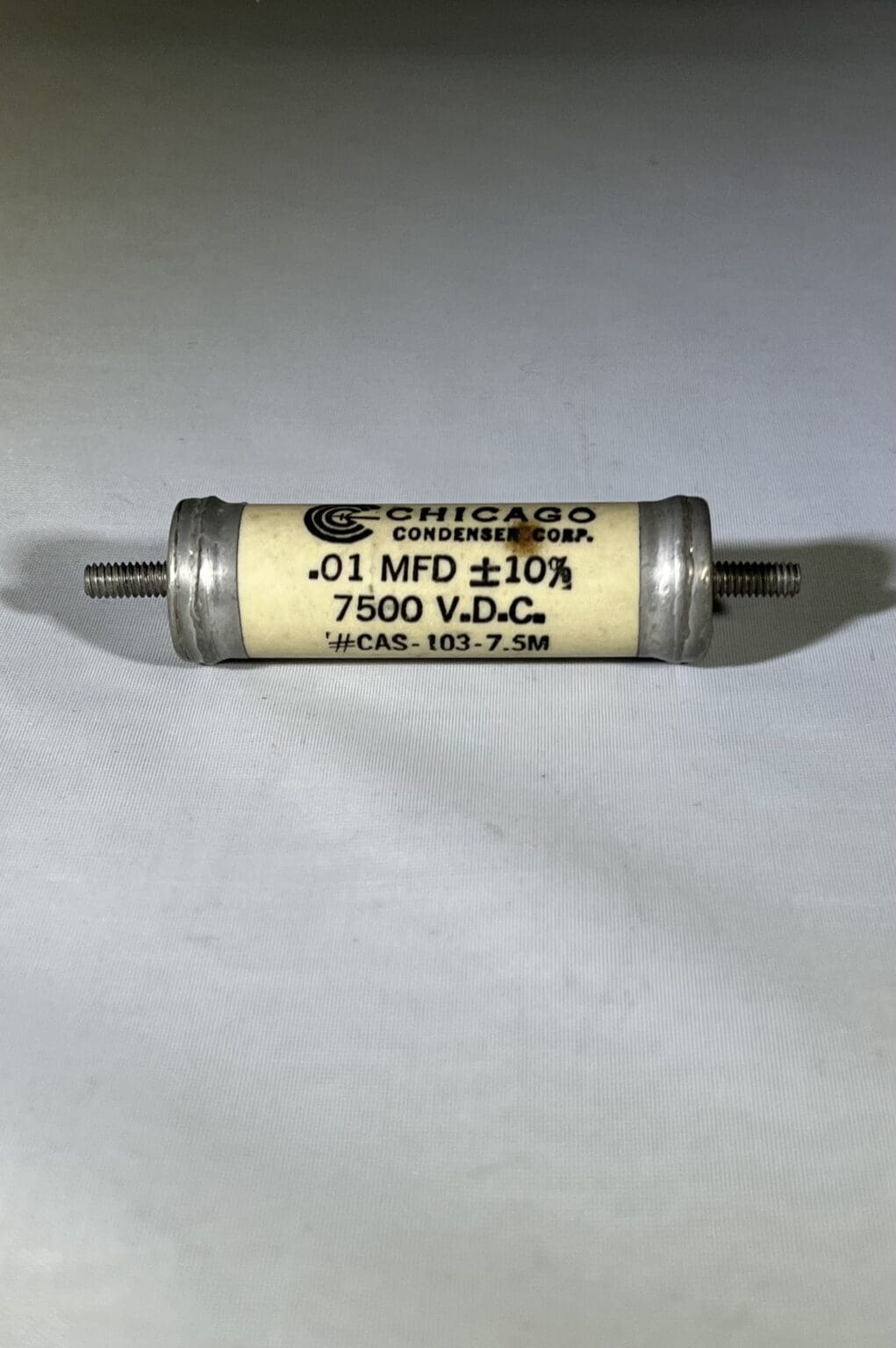 CAS-103-7.5M .01 uF 7500 VDC Capacitor - Capacitor Industries