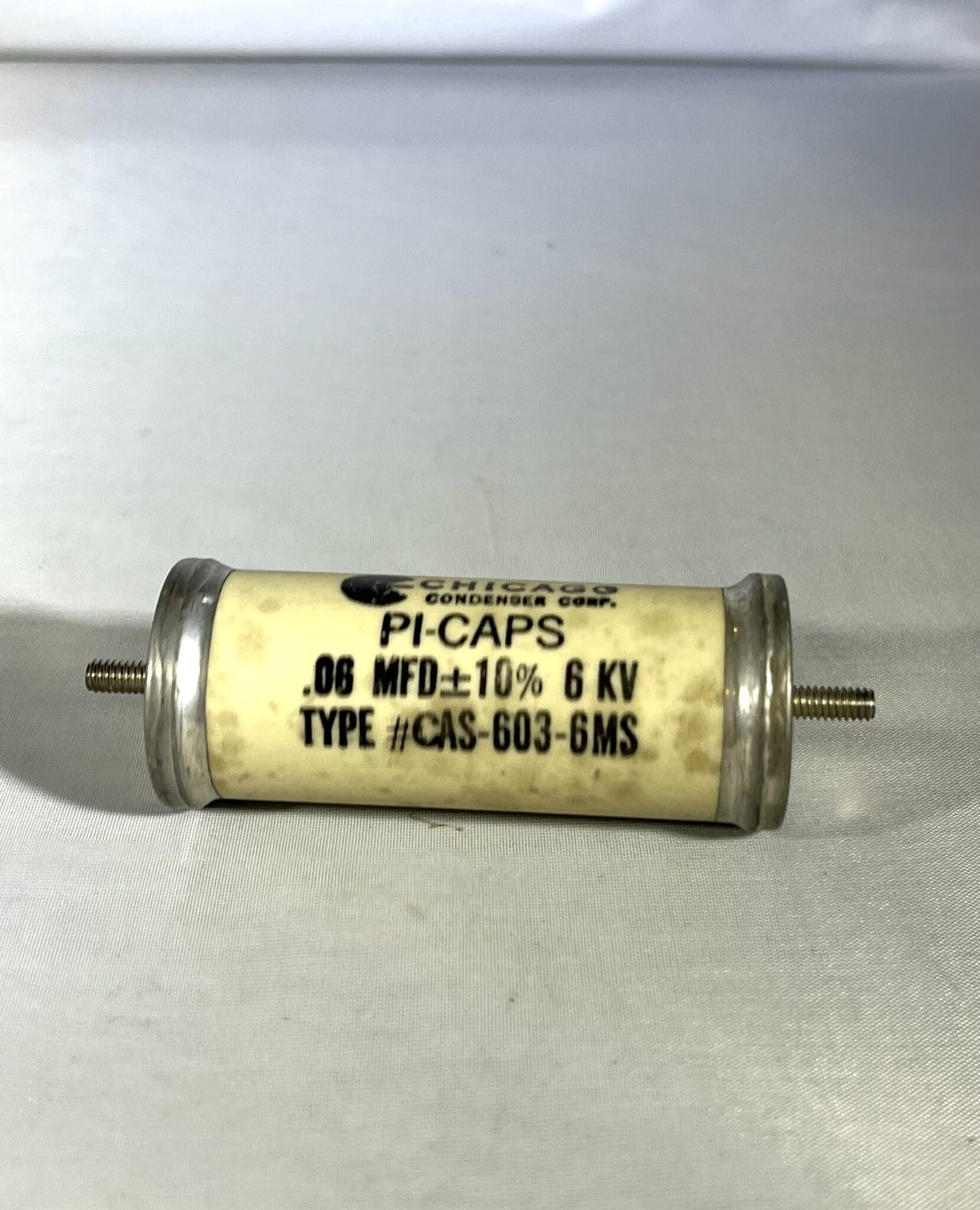 CAS-603-6MS .06 uF 6000 VDC Capacitor - Capacitor Industries