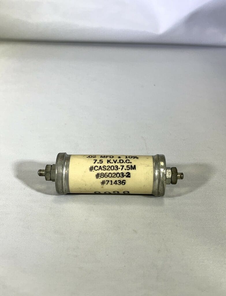 CAS203-7.5M .02 uF 7500 VDC Capacitor - Capacitor Industries