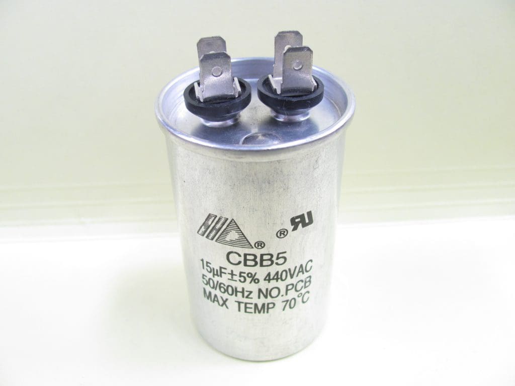 CBB5-4DJ015 15 uF 440 VAC Capacitor - Capacitor Industries