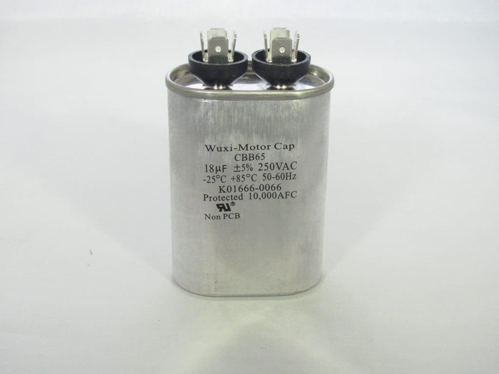 CBB65-250V186 18 uF 250 VAC Capacitor K01666-0066 - Capacitor Industries