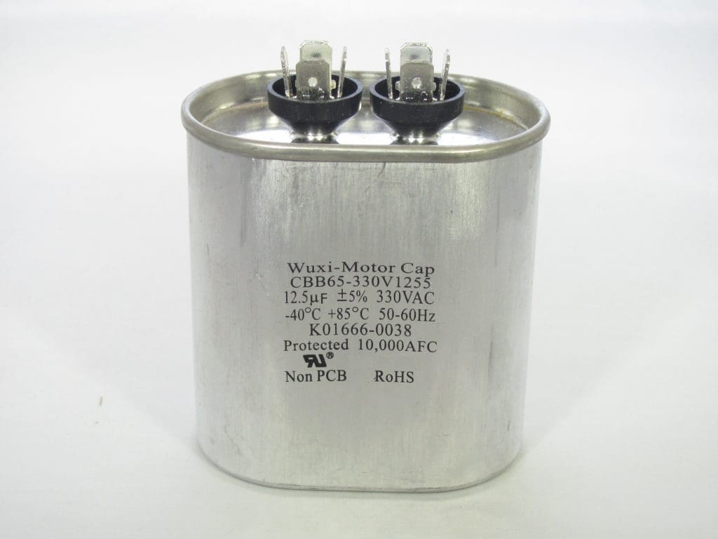 CBB65-330V1255 12.5 uF 330 VAC Capacitor K01666-0038 - Capacitor Industries