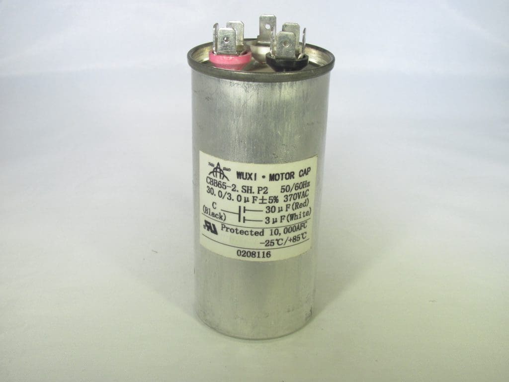 CBB65-370R0330 3+30 uF 370 VAC Capacitor - Capacitor Industries
