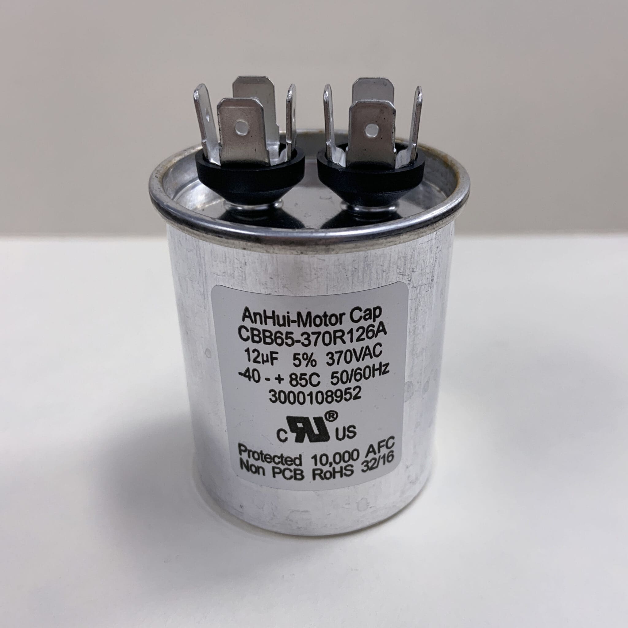 CBB65-370R126A 12 uF 370 VAC Capacitor 3000108952 - Capacitor Industries
