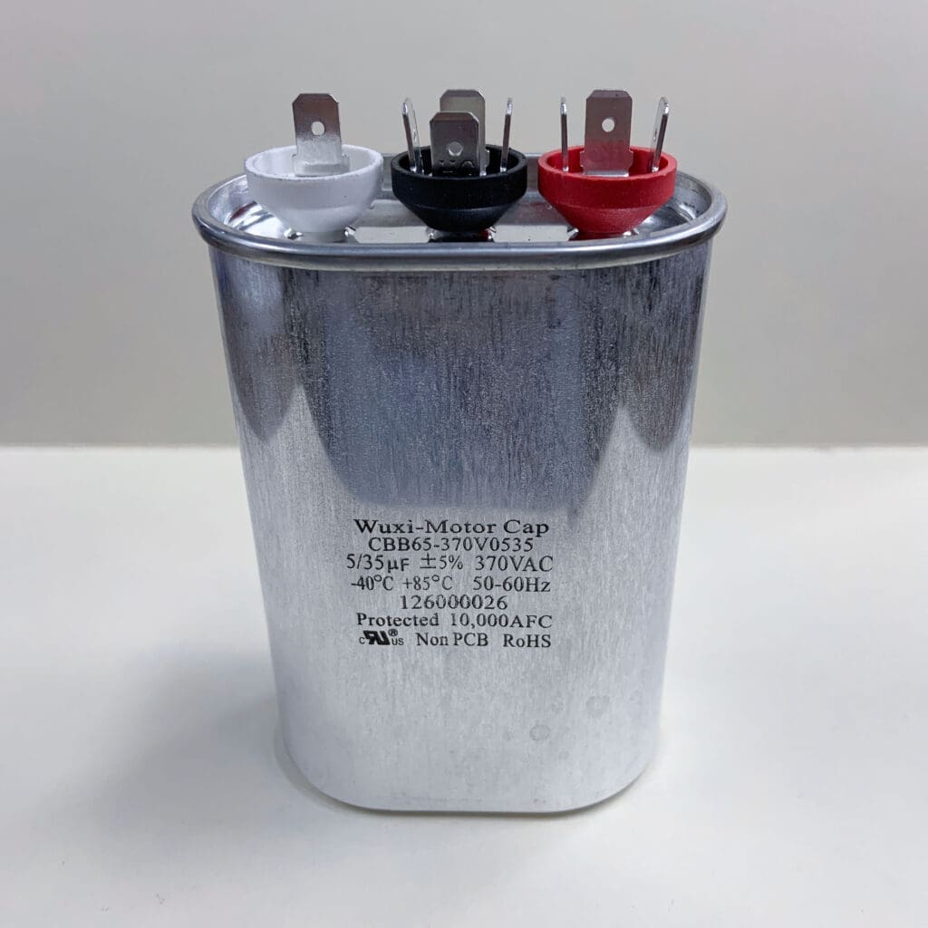 CBB65-370V0535 5+35 uF 370 VAC Capacitor 126000026 - Capacitor Industries