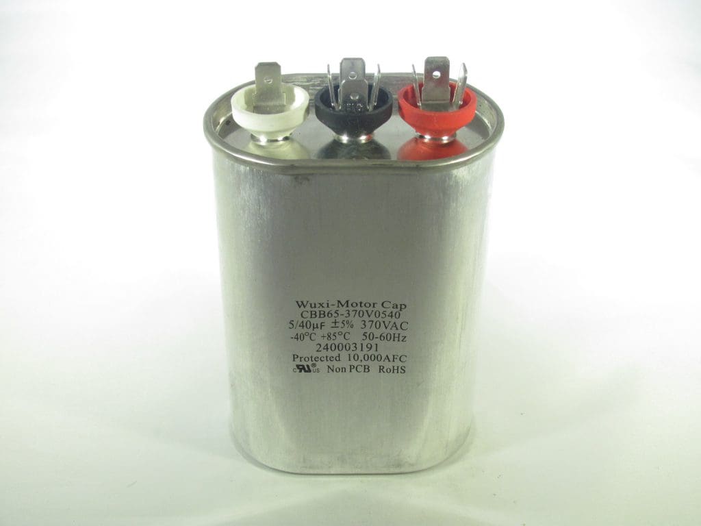 CBB65-370V0540 5+40 uF 370 VAC Capacitor 240003191 - Capacitor Industries