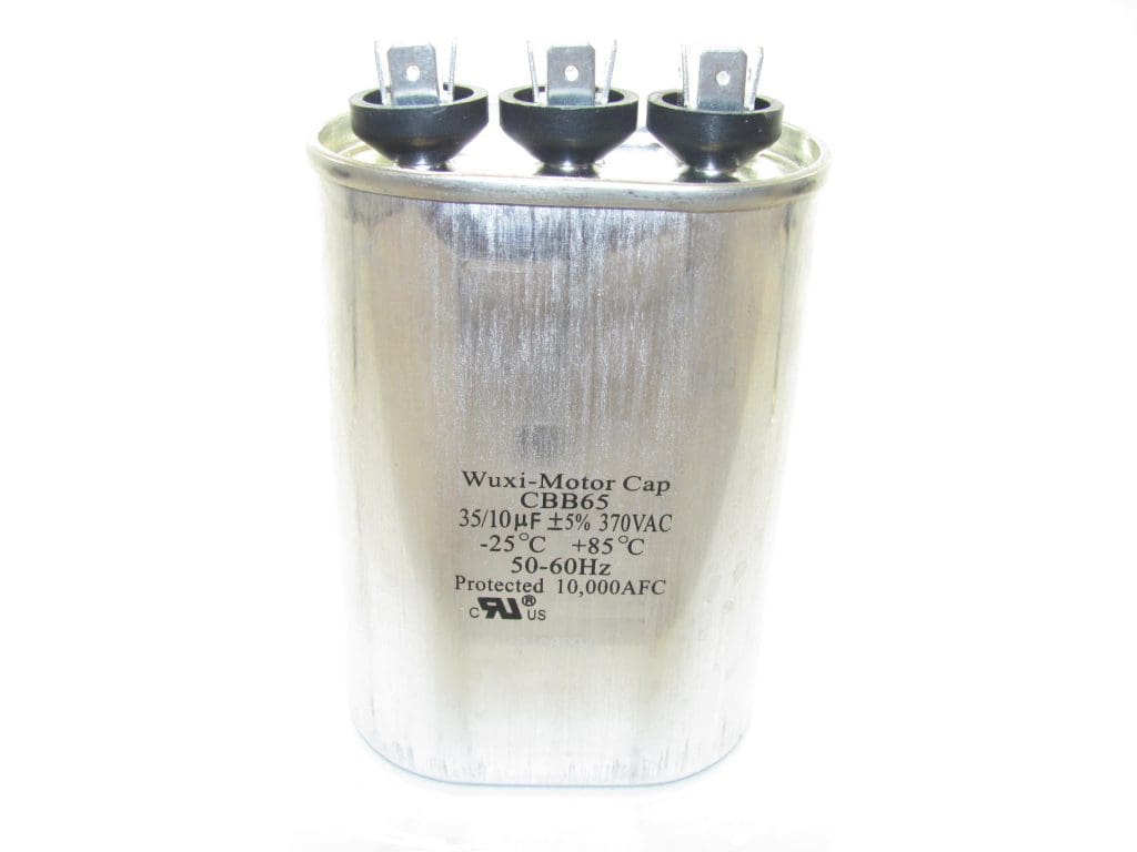 CBB65-370V1035 10+35 uF 370 VAC Capacitor - Capacitor Industries