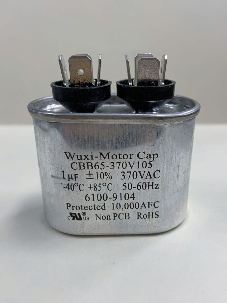 CBB65-370V105 1 uF 370 VAC Capacitor 6100-9104 - Capacitor Industries