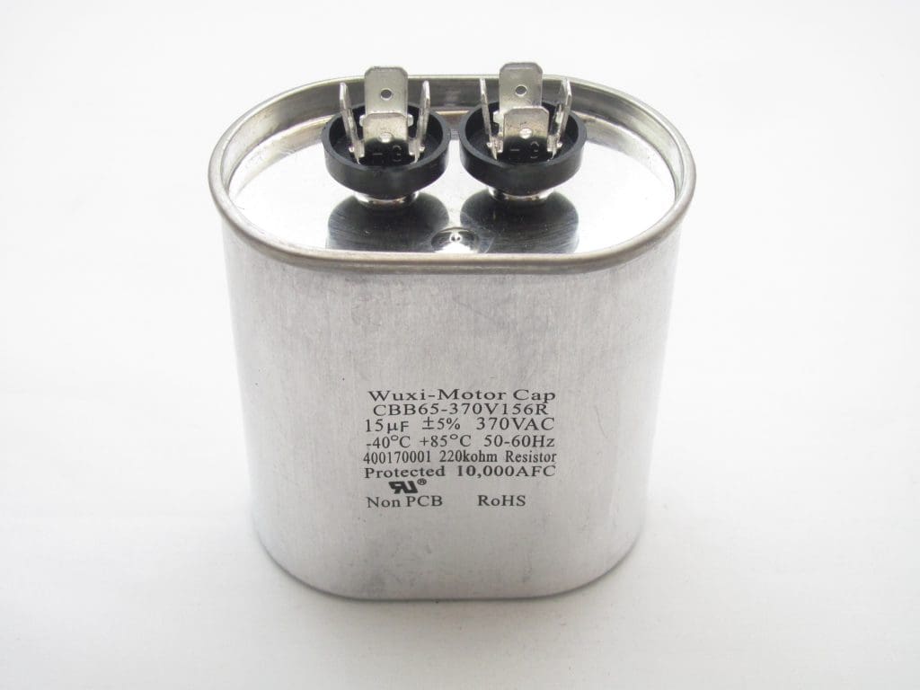 CBB65-370V156R 15 uF 370 VAC Capacitor w/ Internal Resistor FE Petro ...