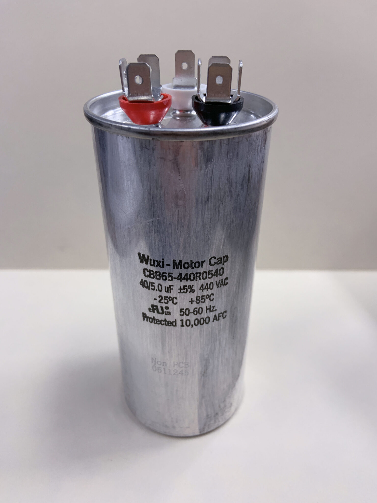 CBB65-440R0540 5+40 uF 440 VAC Capacitor - Capacitor Industries