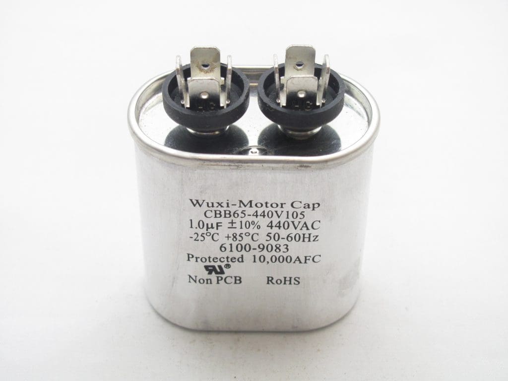 CBB65-440V105 1 uF 440 VAC Capacitor 6100-9083 - Capacitor Industries