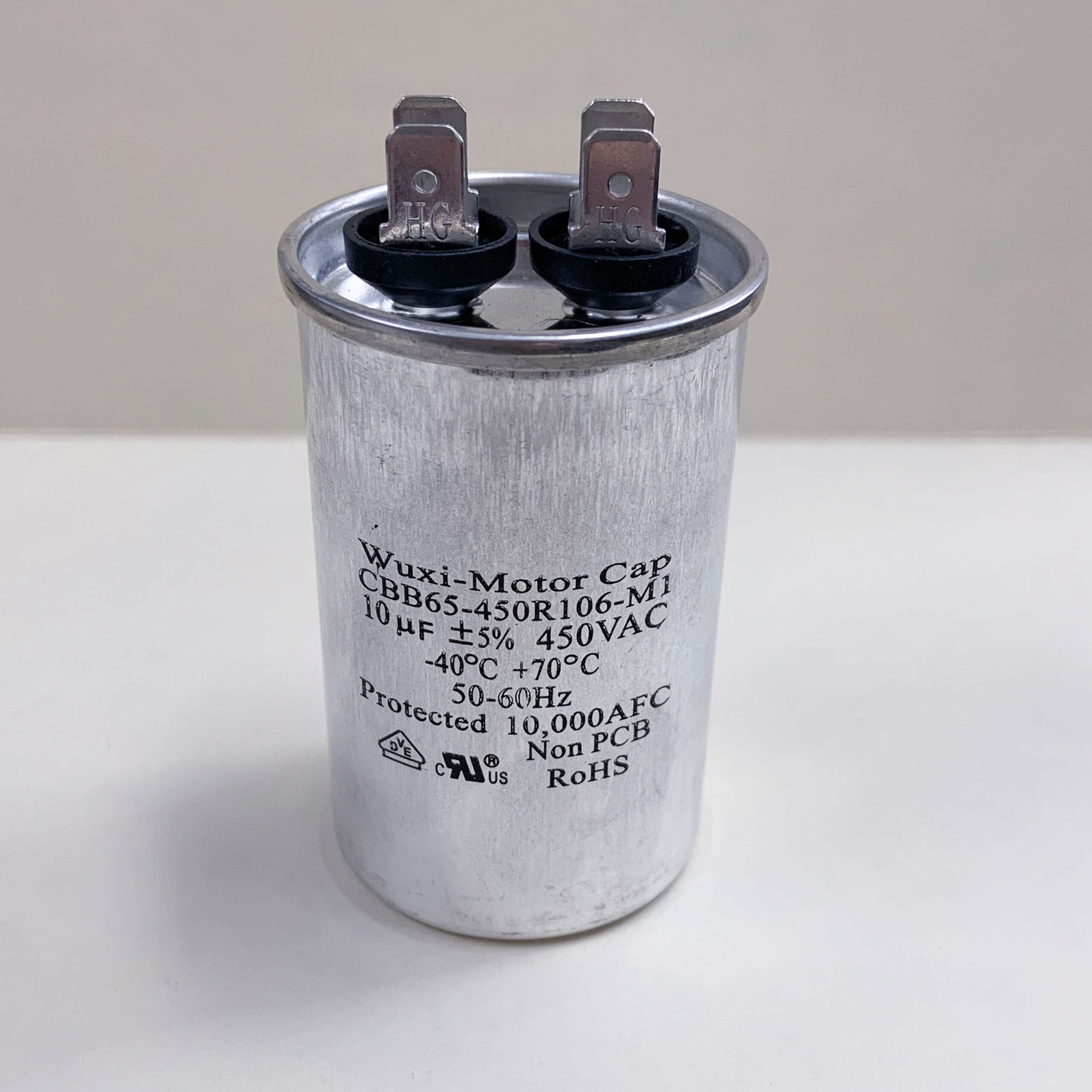 CBB65 450R106 M1 10 UF 450 VAC Capacitor Capacitor Industries CBB65 450R106 M1 10 UF 450 VAC Capacitor Capacitor Industries