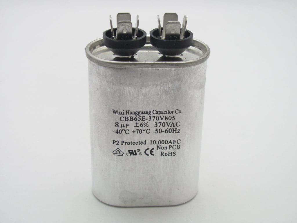 CBB65E-370V805 8 uF 370 VAC Capacitor 603025 - Capacitor Industries