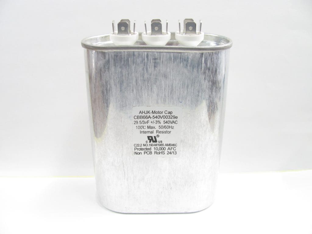 CBB66A-540V0329E 3+29.5 uF 540 VAC Capacitor - Capacitor Industries
