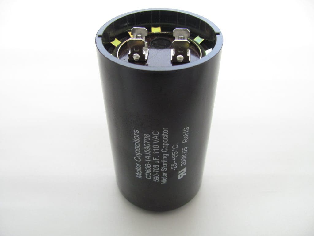CD60B-1AJ590708 590-708 uF 110 VAC Capacitor 1027C - Capacitor Industries