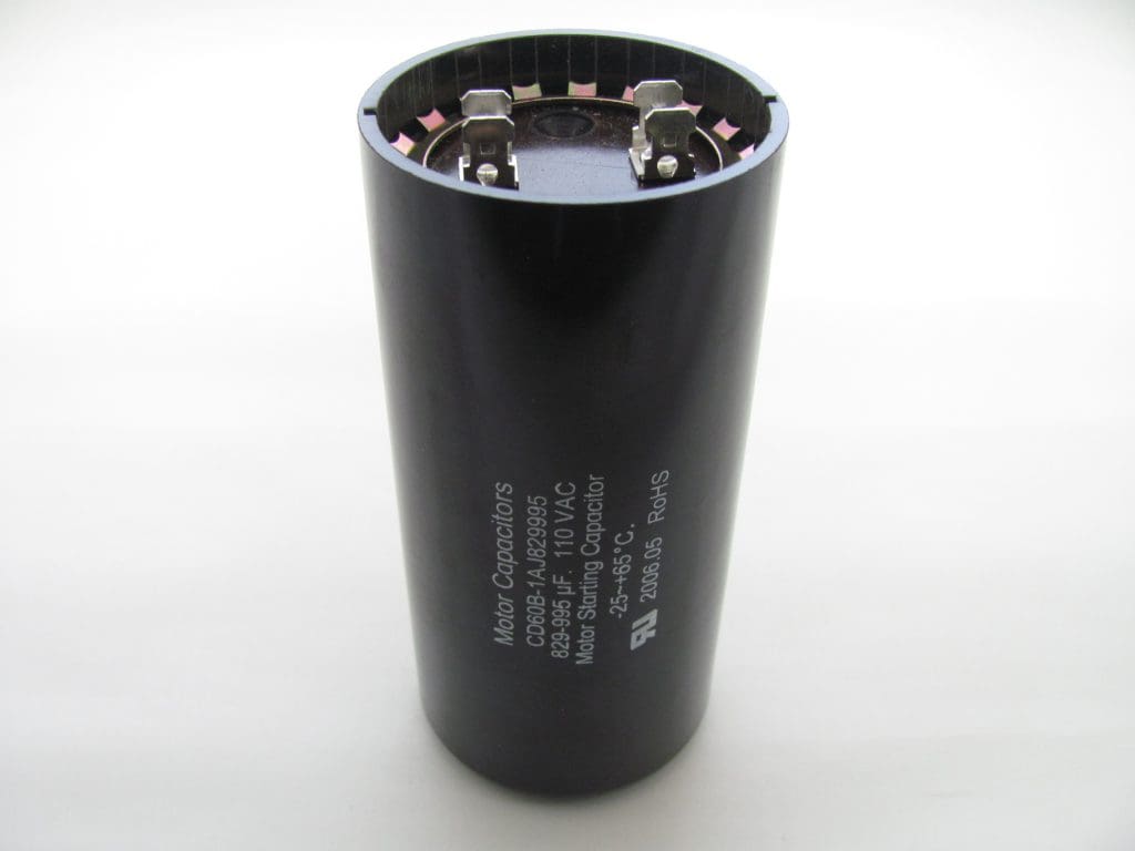 CD60B-1AJ829995 829-995 uF 110 VAC Capacitor 1029C - Capacitor Industries