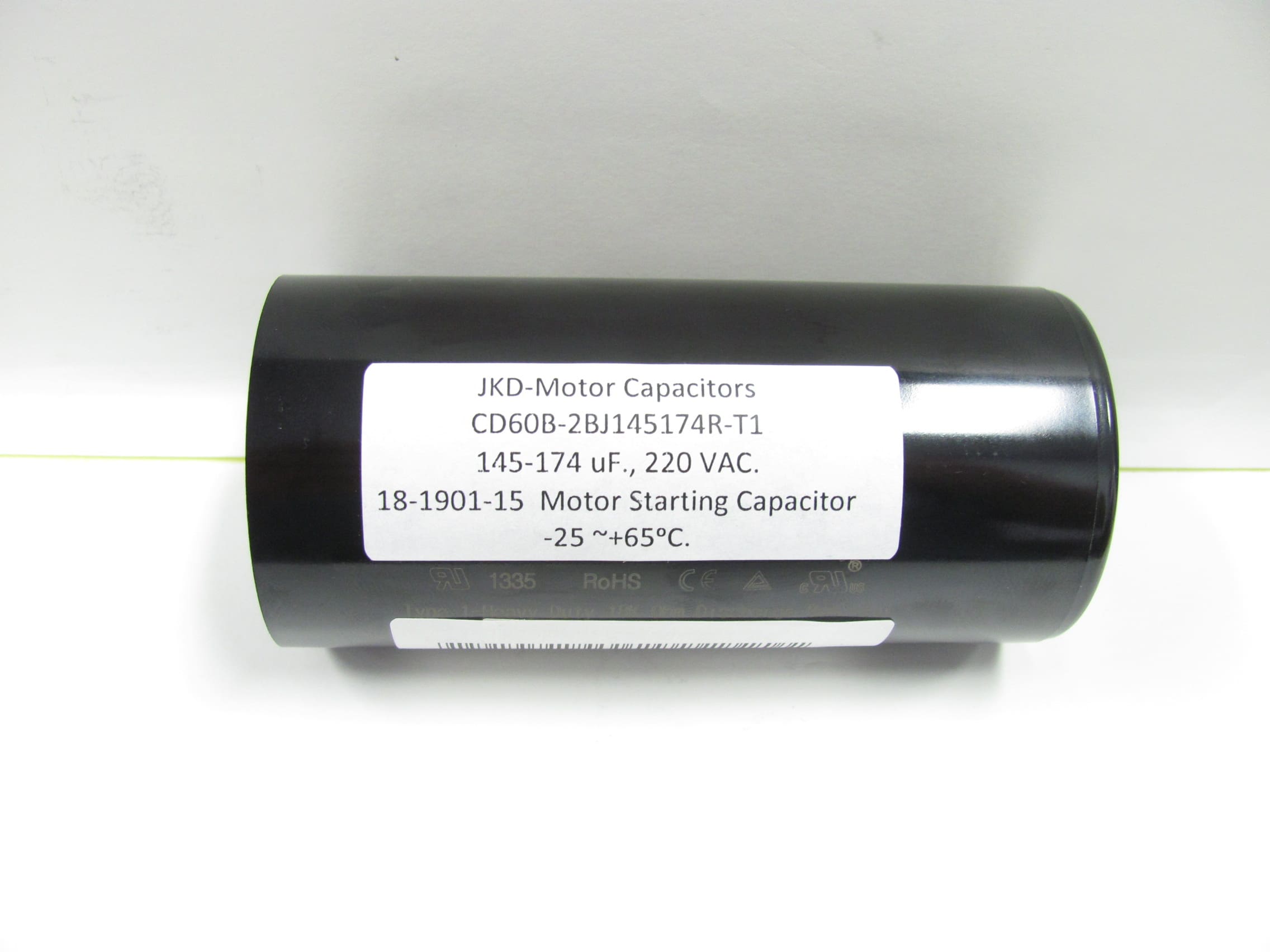 CD60B-2BJ145174R-T1 145-174 uF 220 VAC Capacitor 18-1901-15 - Capacitor ...