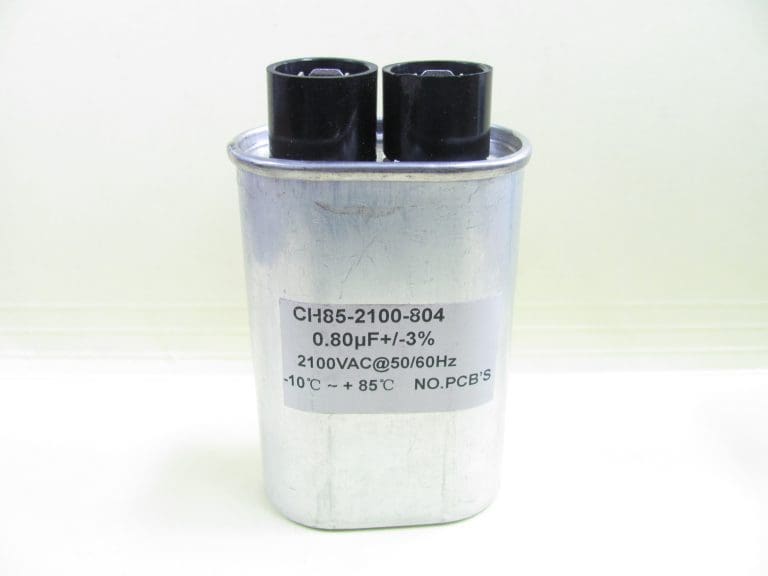 CH85-2100-804-M1 0.8 uF 2100 VAC Microwave Capacitor w/ Internal ...