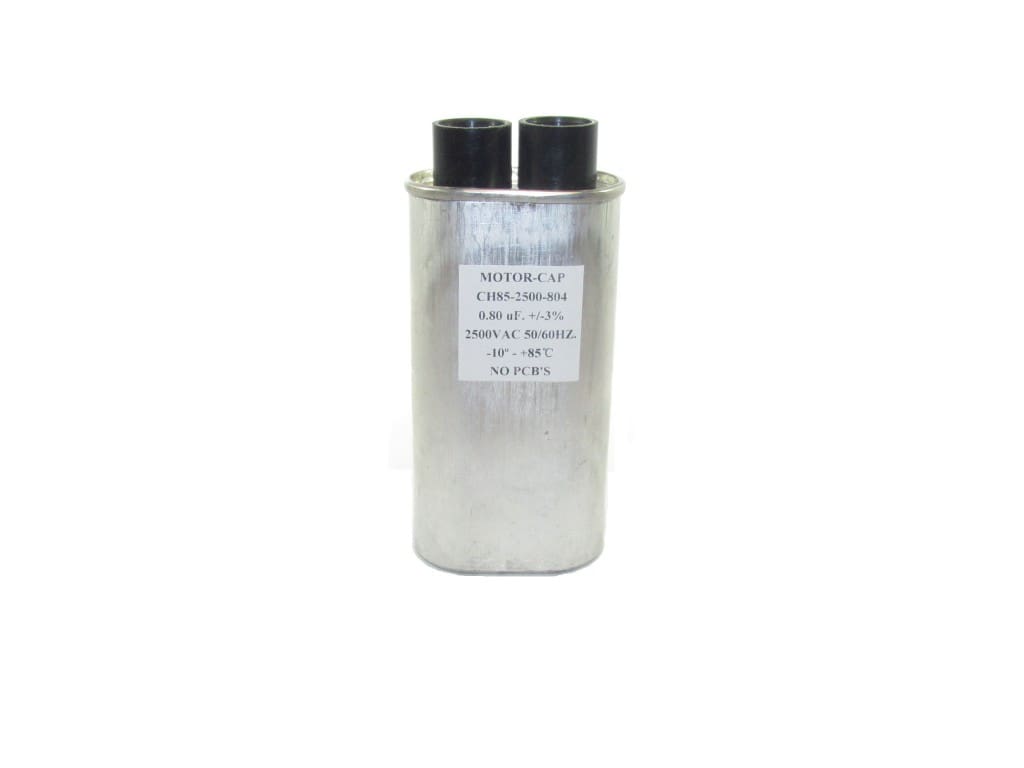 CH85-2500-804 0.8 uF 2500 VAC Microwave Capacitor w/ Internal Resistor ...