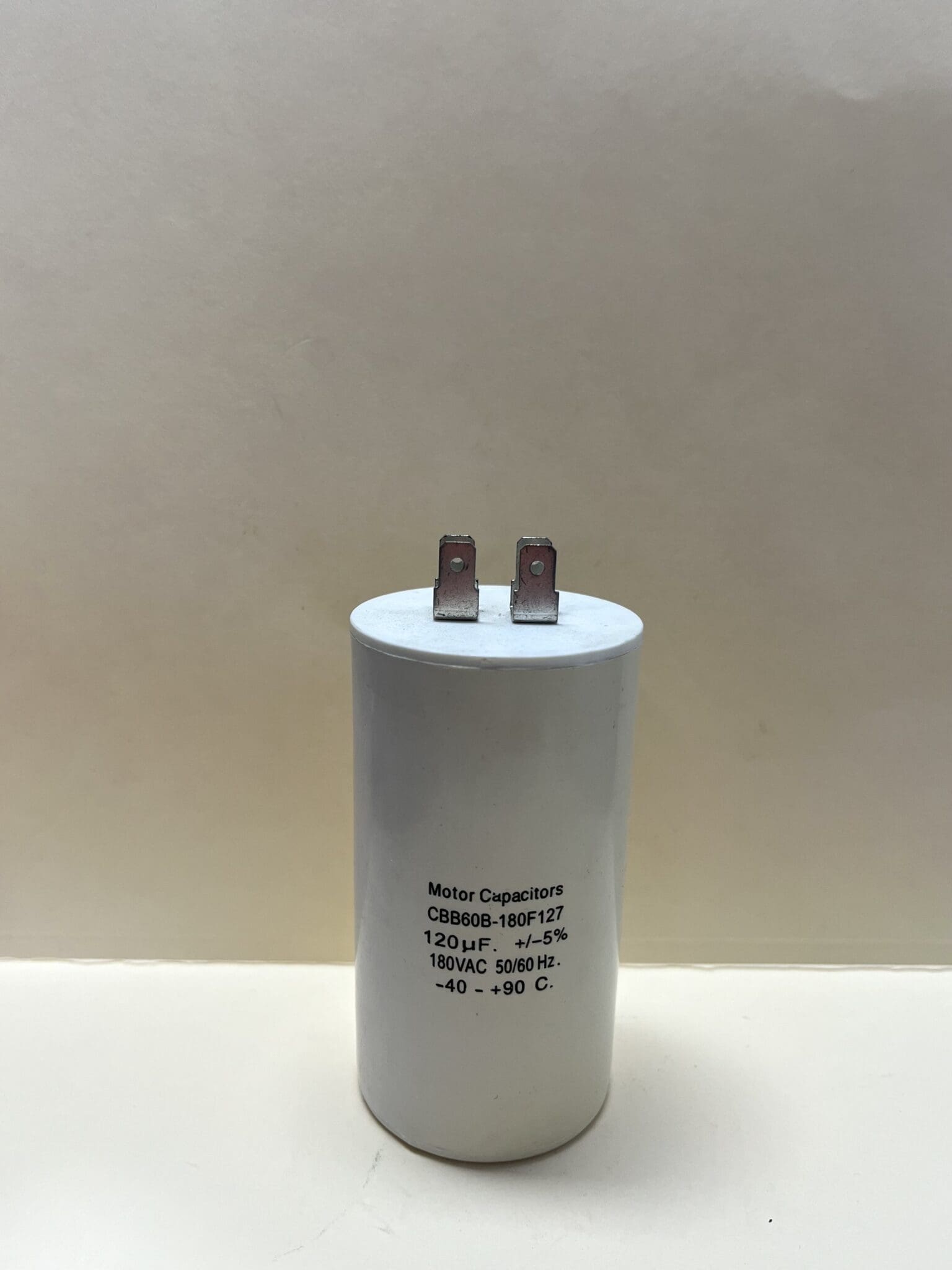 CBB60B-180F127 120 uF 180 VAC Motor Run Capacitor - Capacitor Industries