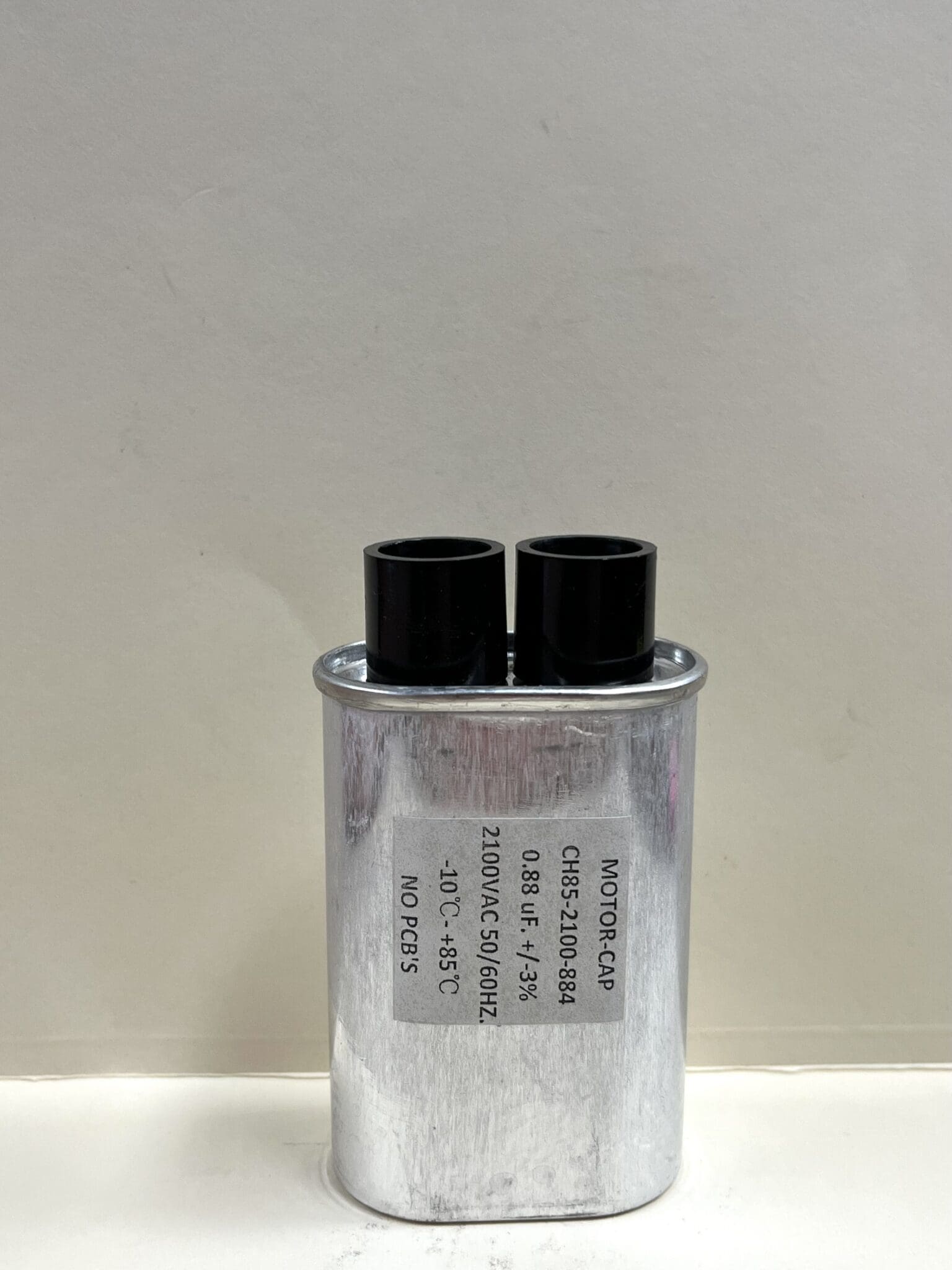 CH85-2100-884 0.88 uF 2100 VAC Microwave Capacitor w/ Internal Resistor - Capacitor Industries