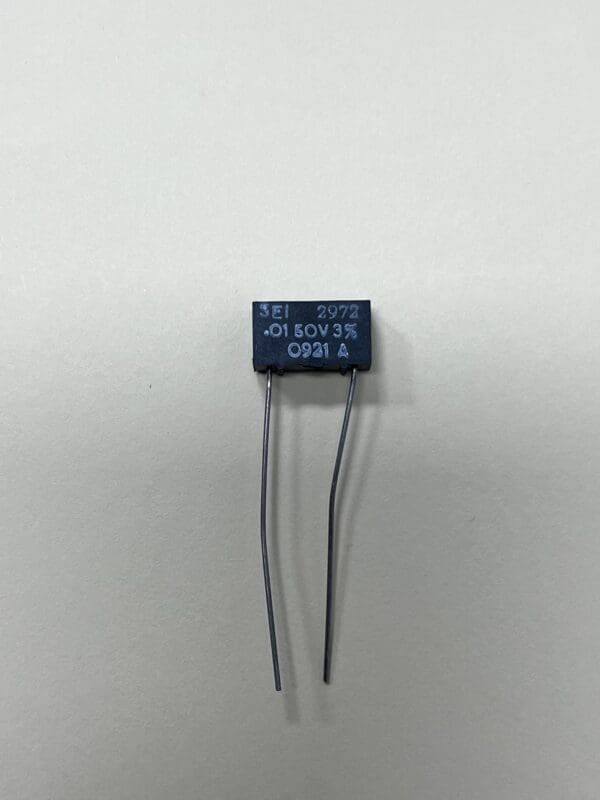 Specialty Capacitor .01 uF 50 VDC 1.50" Wire Leads P/N 2972 Chicago ...