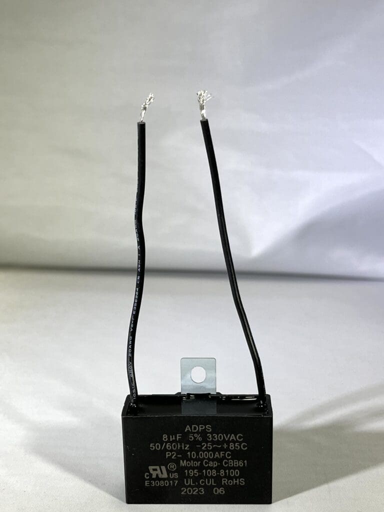ADPS330M805JL 8 uF 330 VAC Capacitor 195-108-8100 - Capacitor Industries