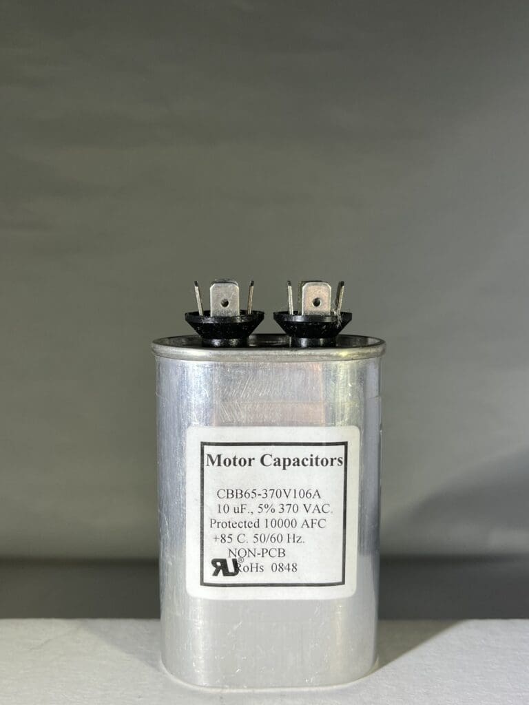CBB65-370V106A 10 uF 370 VAC Capacitor - Capacitor Industries