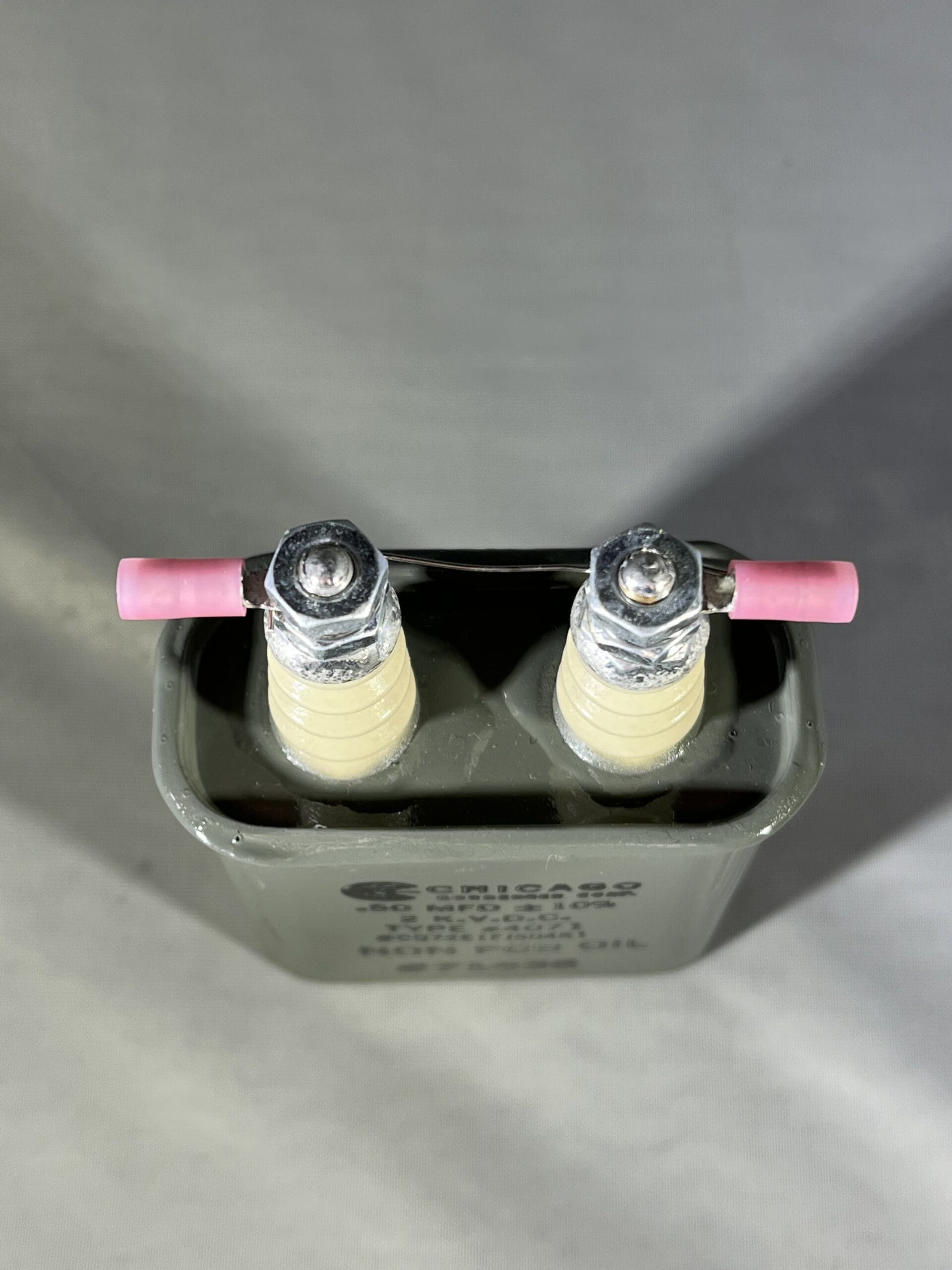 CQ72E1FJ504K1 High Voltage Capacitor .50 MFD 2000 VDC P/N 4071 Chicago ...