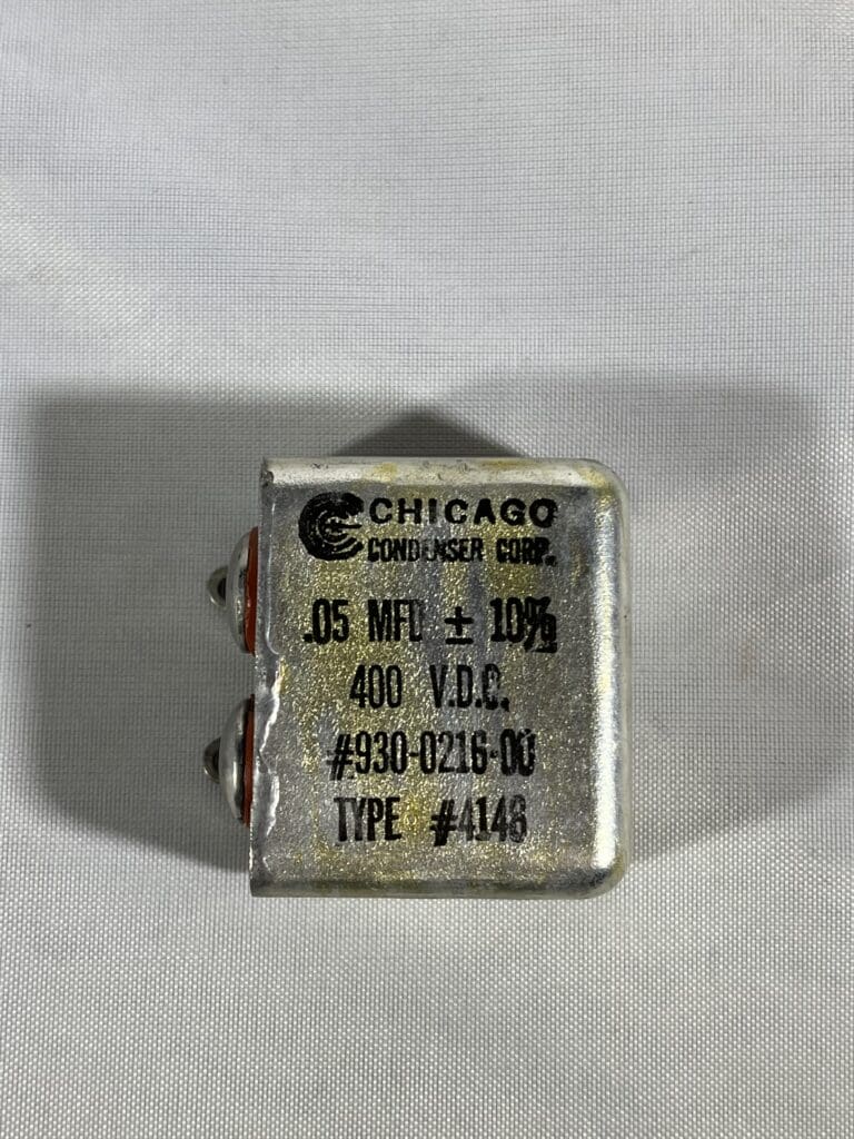 930-0216-00 High Voltage Capacitor .05 MFD 400 VDC P/N 4148 Chicago ...