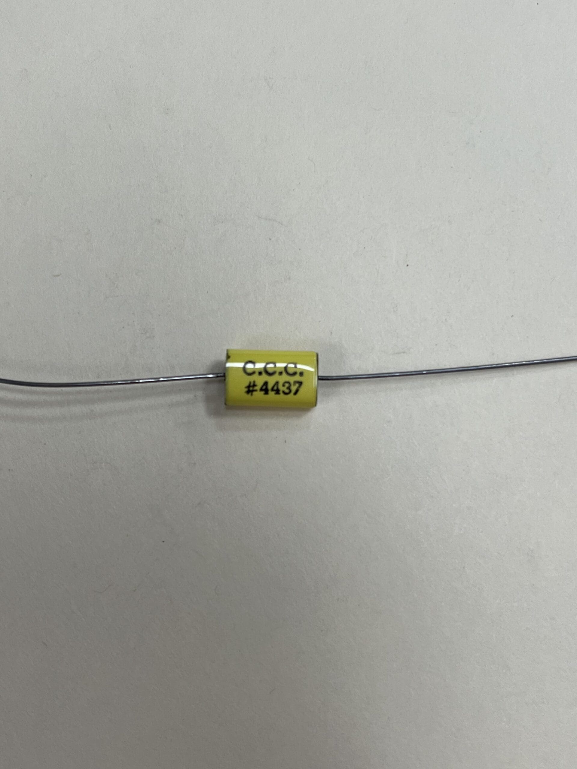 High Voltage Capacitor 0.01 MFD 150 VDC P/N 4437 Chicago Condenser Corp ...