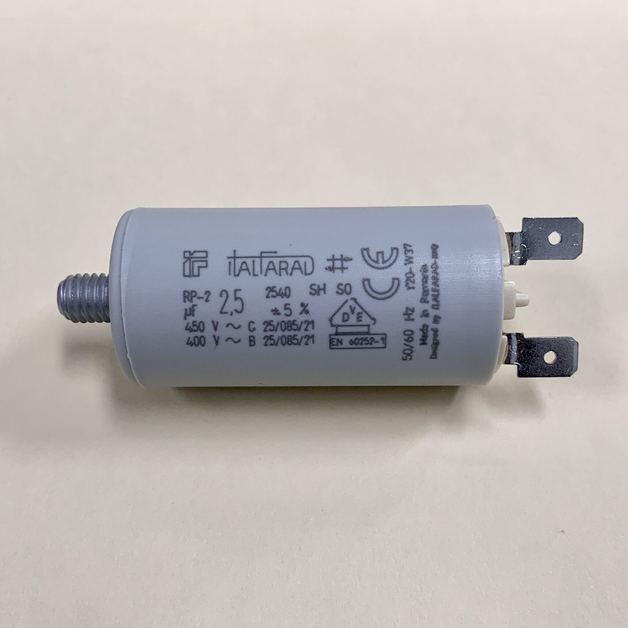 RPN2E255M8 2.5 uF 450 VAC Capacitor - Capacitor Industries