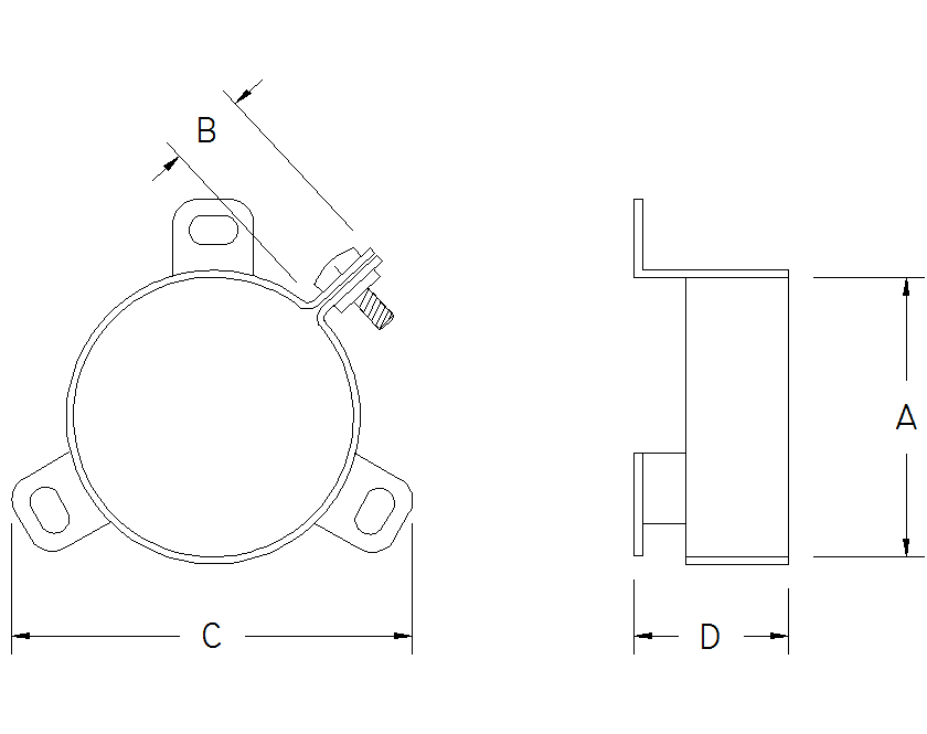 DALB-250 Capacitor Bracket - Capacitor Industries