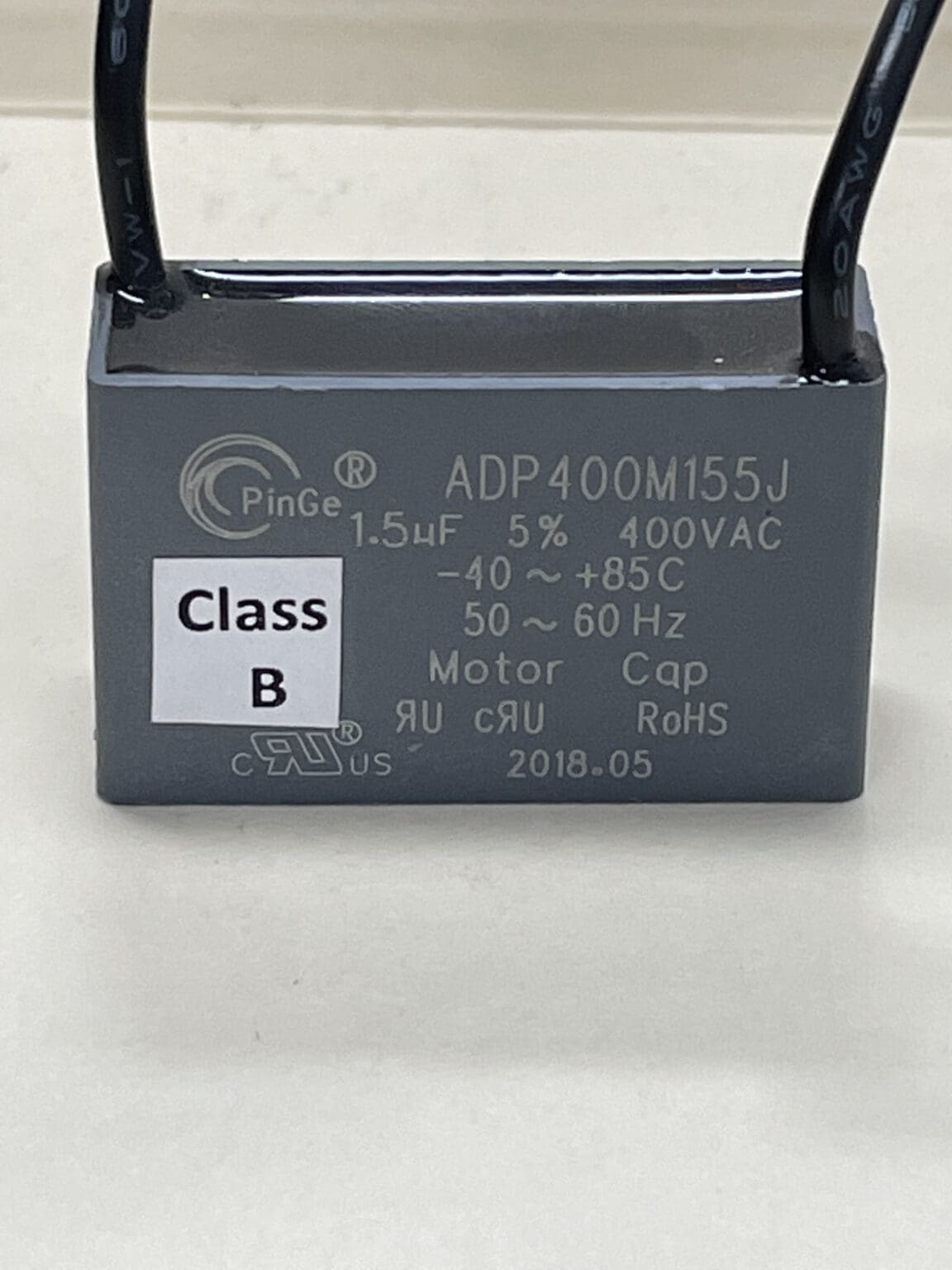 ADP400M155J 1.5 uF 400 VAC Capacitor Wire Leads - Capacitor Industries